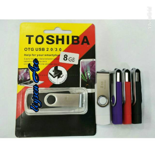 Jual flashdisk toshiba usb+otg 8GB | Shopee Indonesia