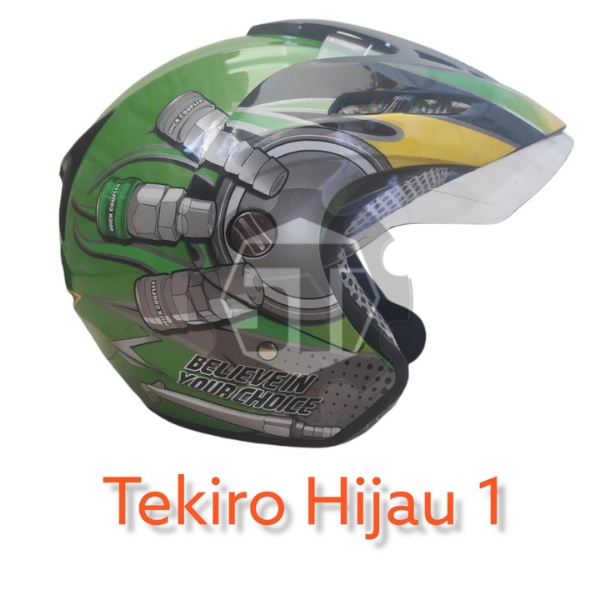 Jual TEKIRO HELM HALF FACE SNI BEST SELLER | Shopee Indonesia