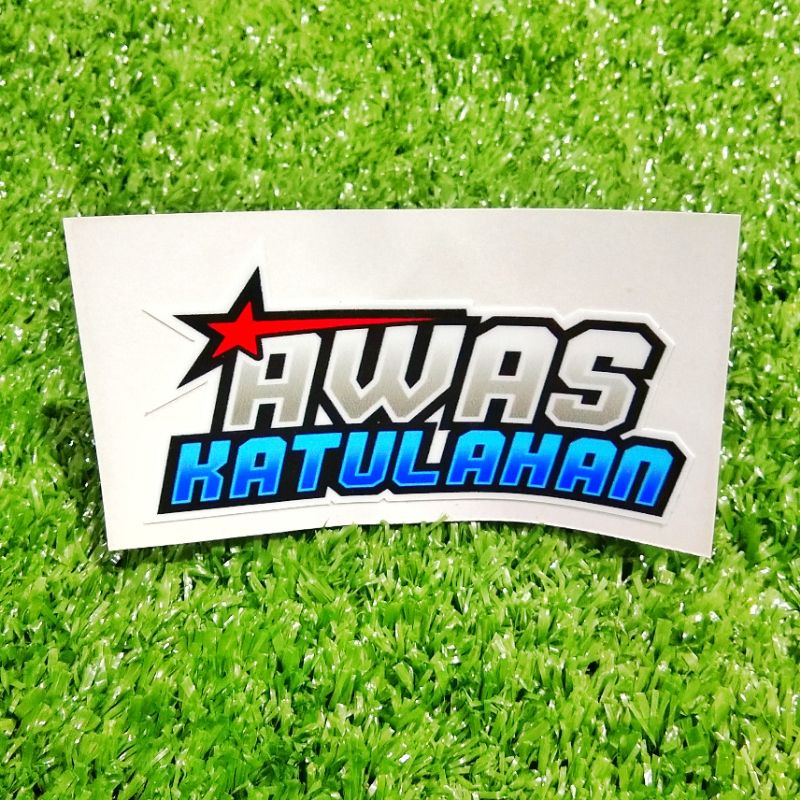 Jual stiker kata2 sticker #awas katulahan | Shopee Indonesia