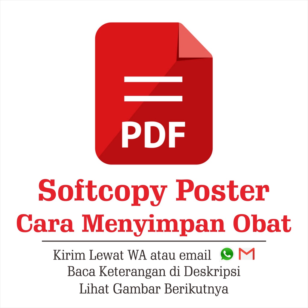 Jual Media Promkes, Desain Poster Cara Menyimpan Obat Di Rumah, Soft ...