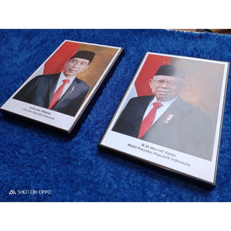Jual Foto presiden dan wakil presiden+Figora+Frameblock | Shopee Indonesia