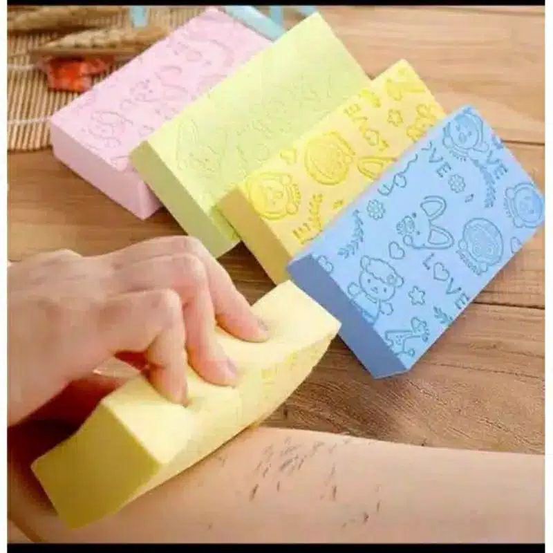 Jual ORIGINAL spons bath spon mandi pengangkat daki pororo | Shopee ...