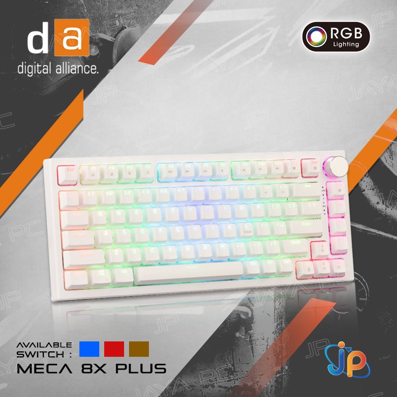 Jual Keyboard Gaming Mechanical Digital Alliance Meca 8X Plus RGB Led ...