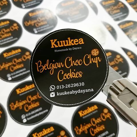 Jual STIKER LABEL MAKANAN BENTUK BULAT OVAL ROUND | Shopee Indonesia
