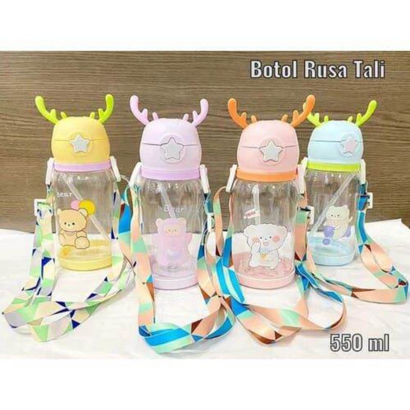 Jual 0TALI PANJANG Botol SEDOTAN Minum Anak / 600ML Tanduk Rusa NEW Cute Imoet / Botol BPA Free ...