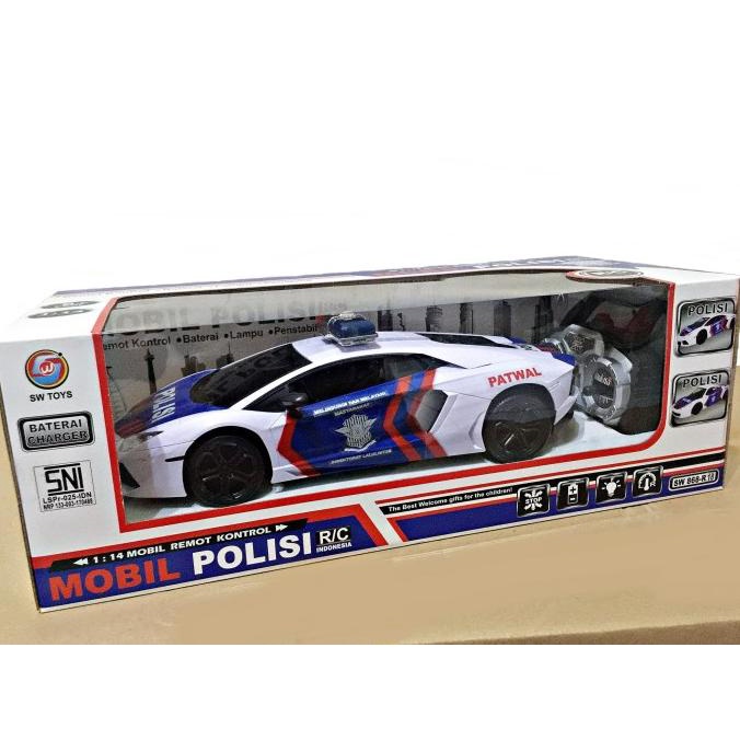 Jual Mobil Remote Control (Mobil Polisi Lamborghini) | Shopee Indonesia