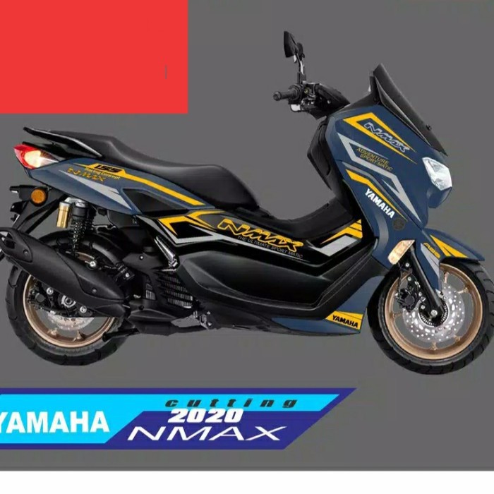 Jual Striping Cutting Sticker New Nmax motor Blue 4pilihan warna ...