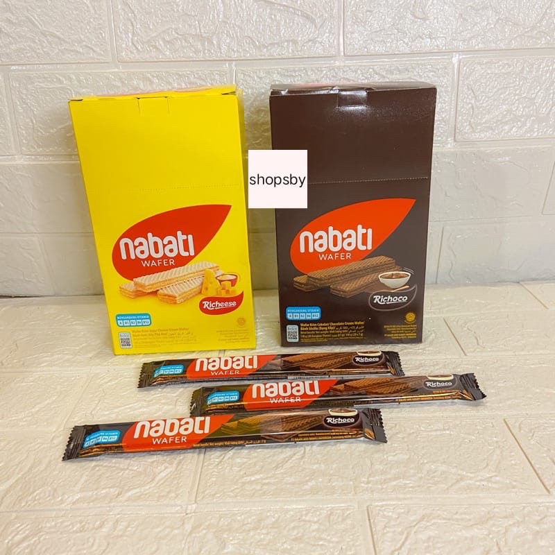 Jual NABATI WAFER RICHEESE TERMURAH (1Box/20pcs) | Shopee Indonesia