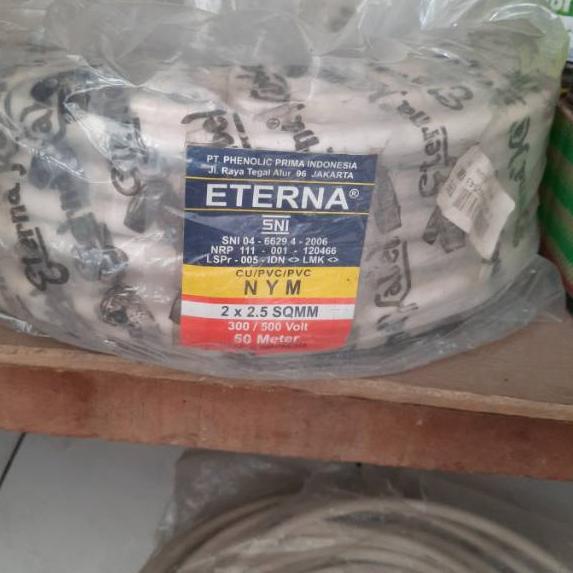 Jual TRX3z3Yn--kabel listrik eterna 2x2.5 | kabel listrik kawat eterna | Shopee Indonesia