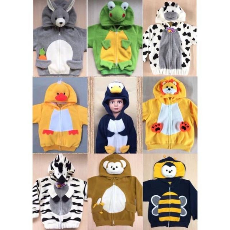 Jual JAKET LUCU ANAK KARAKTER BULU PEREMPUAN DAN LAKI | Shopee Indonesia