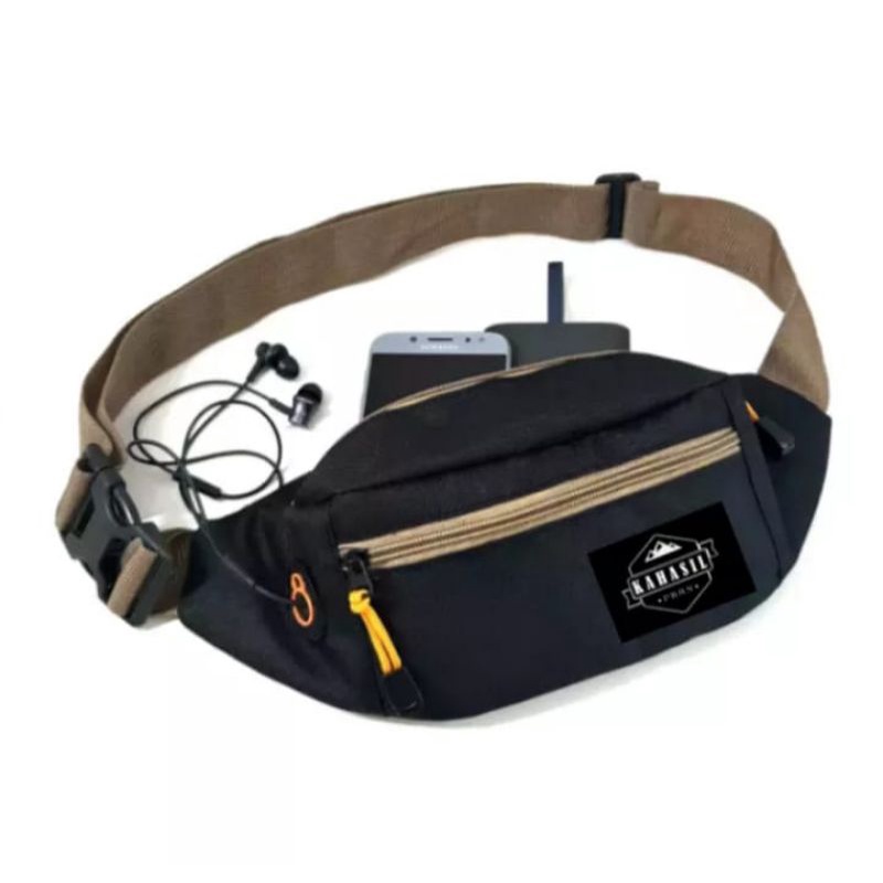 Jual tas selempang pria tas waistbag tas pinggang tas bahu tas dada tas ...