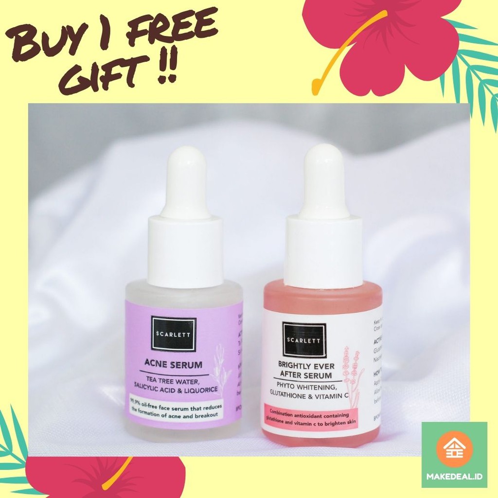 Jual Scarlett Serum Acne dan Serum Brightly Ever After Reseller Resmi ...