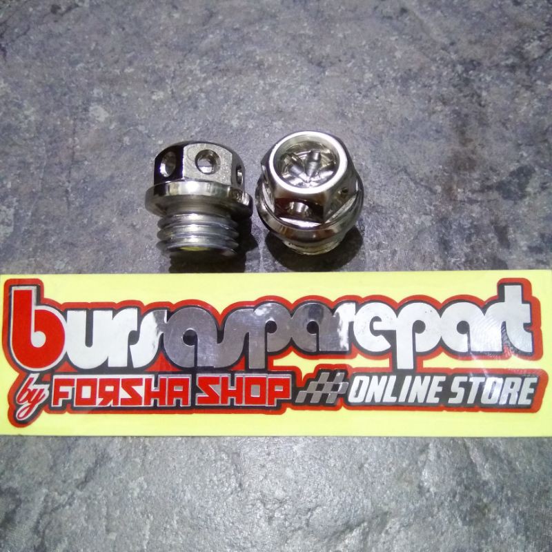 Jual Baut model Probolt Tutup Oli Mesin Motor Honda Yamaha Stainless ...