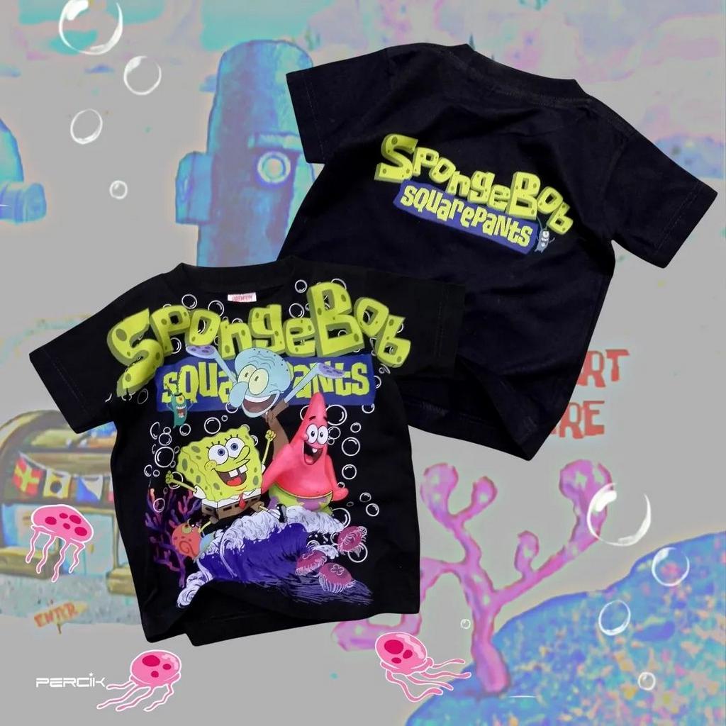 Jual Bootleg Sponge Bob Squarepants AOP Heavy Cotton | Shopee Indonesia