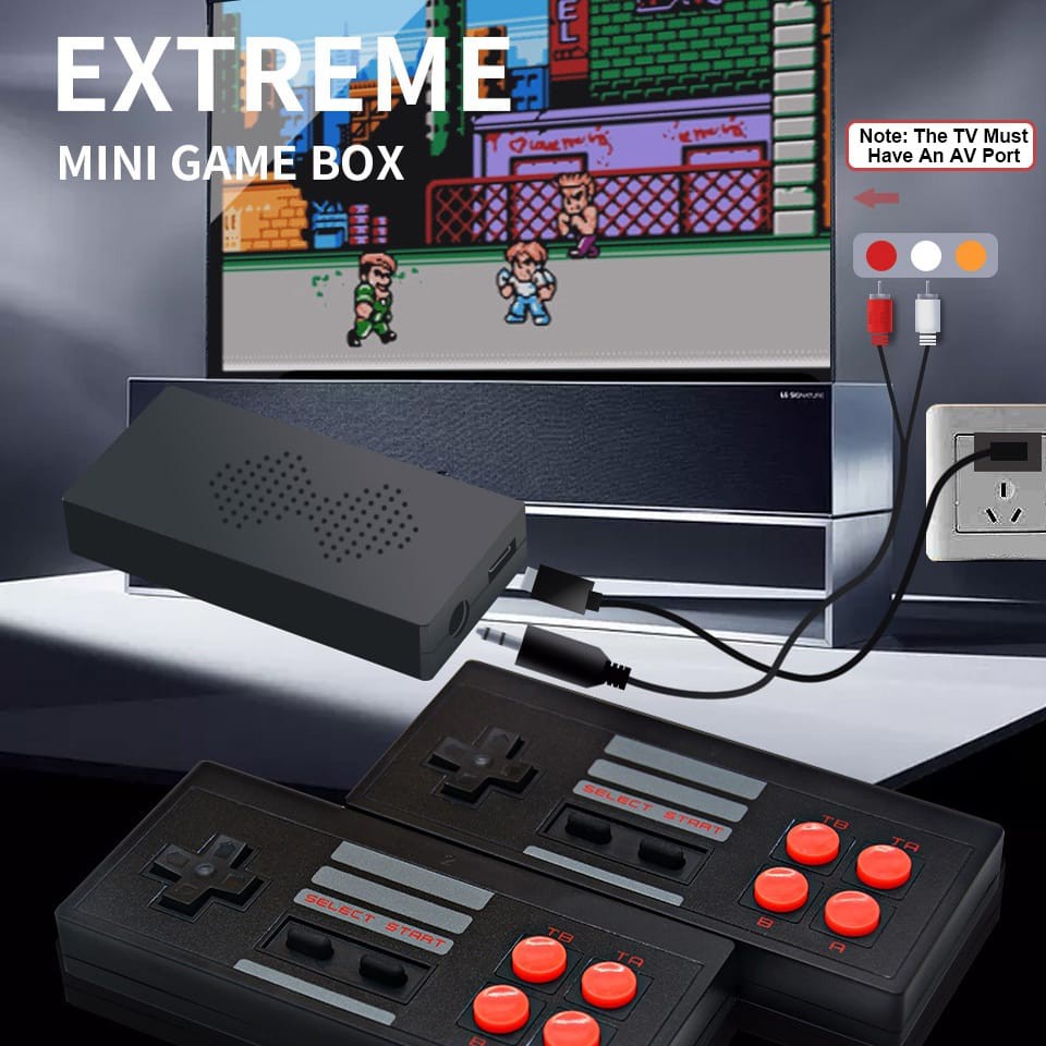 Jual Extreme Mini Game Box / Game Console TV Nintendo NES Clone 620 ...