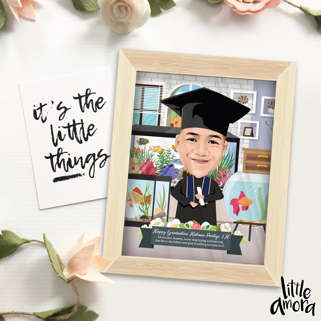 Jual 2D Frame 10x15cm (4R) NON POP UP karikatur scrapframe hadiah ...