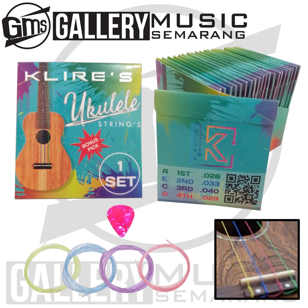 Jual ORIGINAL!!! Senar Klire's Senar Ukulele Kentrung Termurah Bonus ...