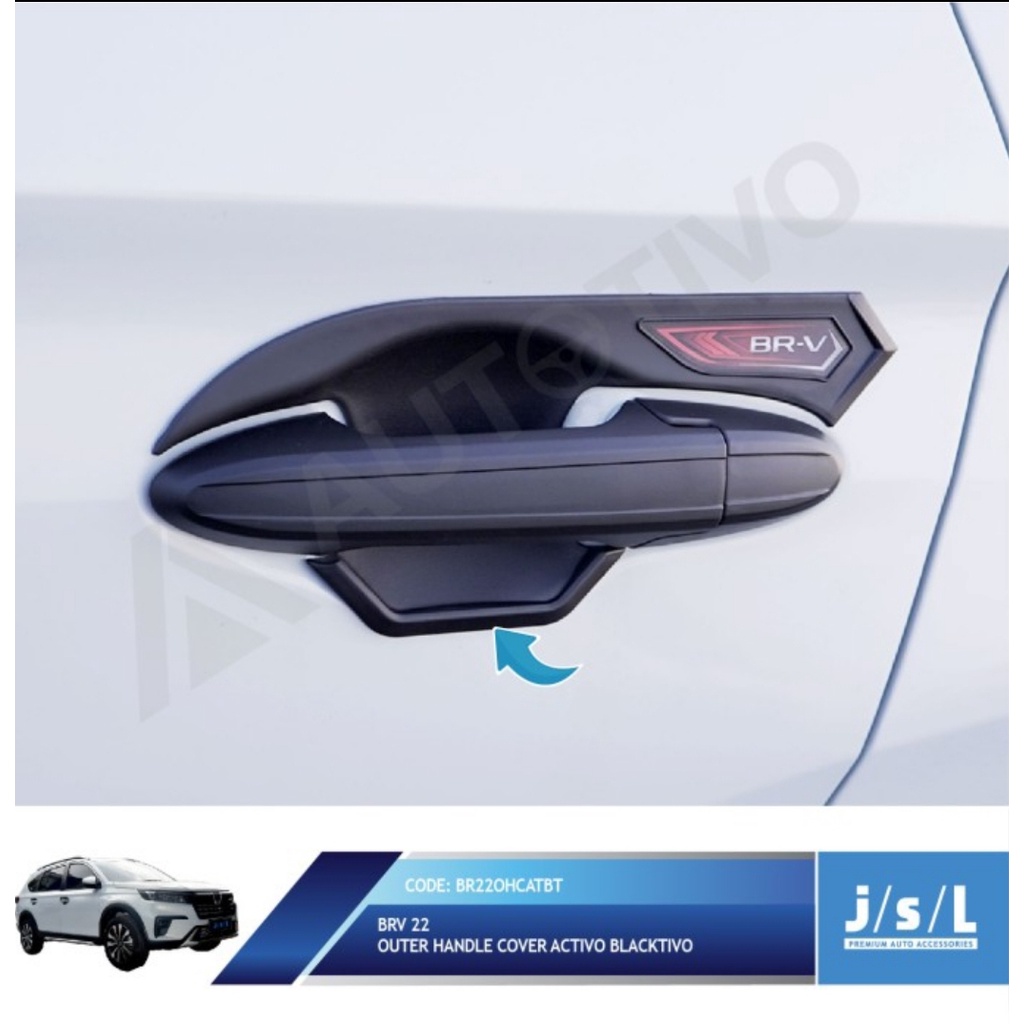 Jual All New BRV 2022 Outer Handle Cover Activo Blacktivo Mangkok Pintu | Shopee Indonesia