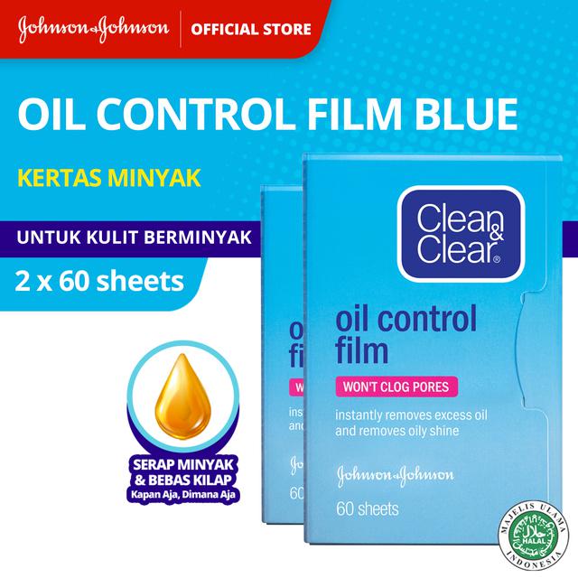 Jual Clean & Clear Oil Control Film Face Paper Kertas Minyak Wajah 60s ...