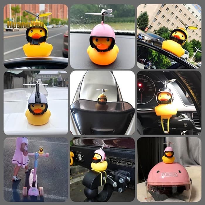 Jual Pajangan Boneka Bebek Helm Karet Baling Sepeda Motor Aksesoris ...