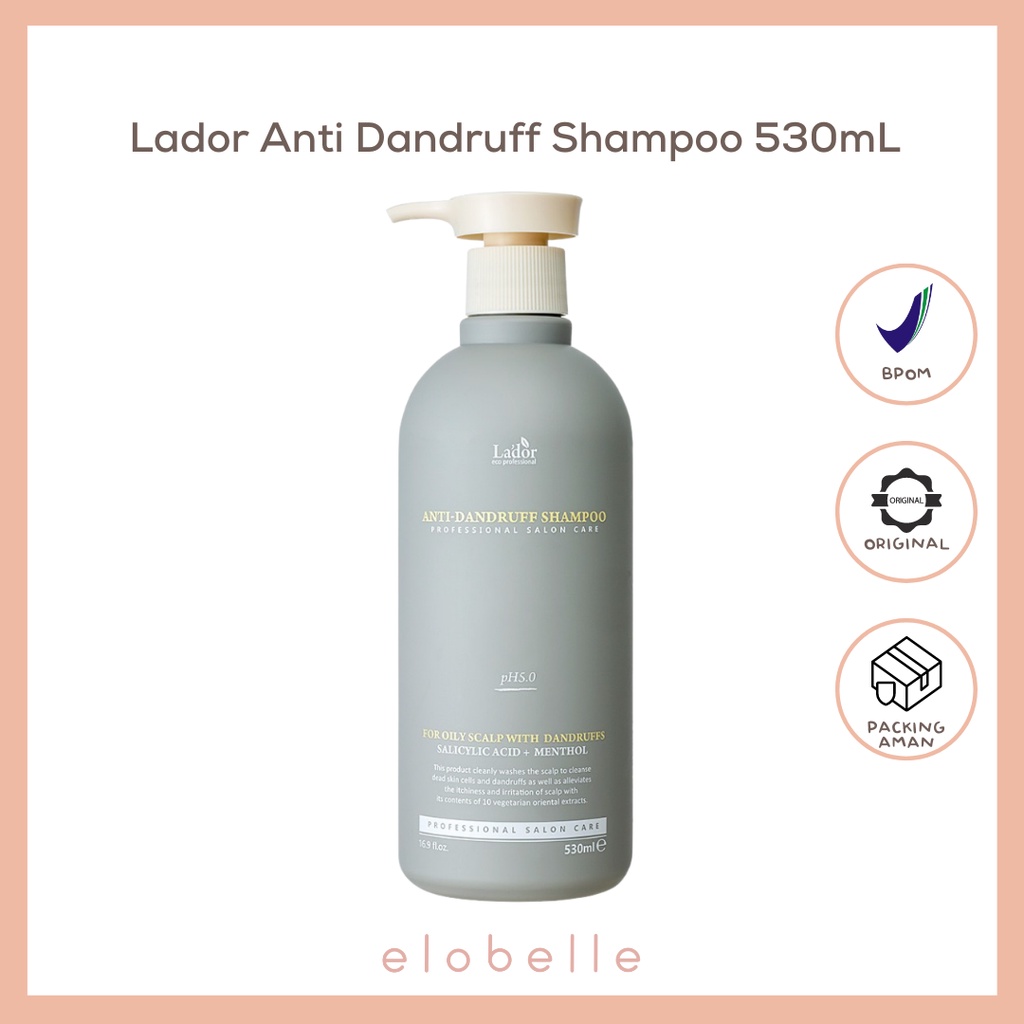 Jual Lador Anti Dandruff Shampoo 530mL Shampo Anti Ketombe Lador / Lador Shampoo Anti dandruff ...