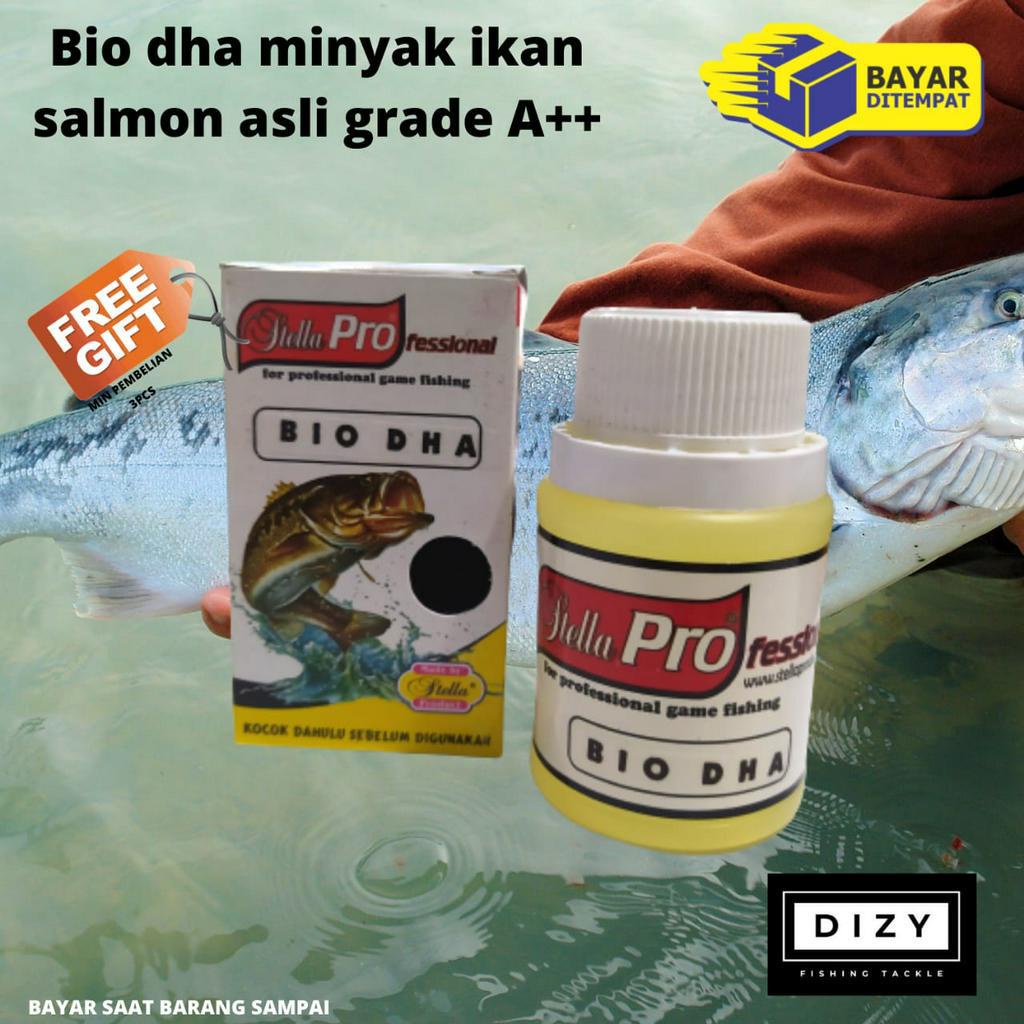Jual Essen Premium Bio DHA Minyak Salmon Asli Galatama Lele Bawal 50ml ...
