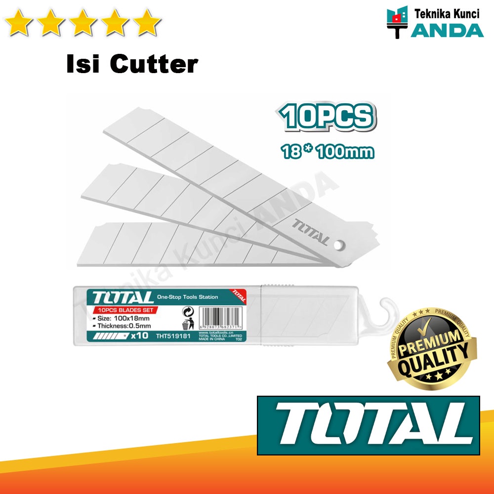 Jual Isi Kater Total - Isi Cuter - Isi Cutter - Blades set - Mata Kater ...