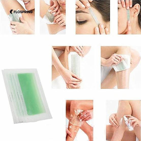Jual Hair removal strip /waxing strip / paper cold wax kertas pencabut bulu | Shopee Indonesia