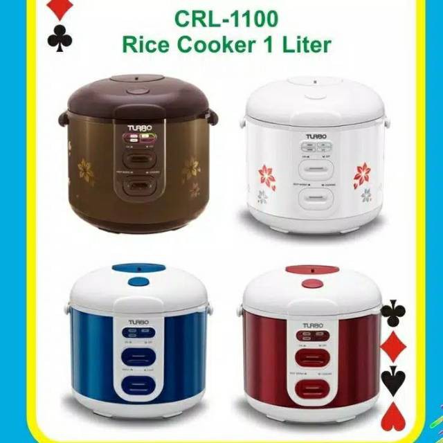 Jual TURBO Rice Cooker - Magic Com 1 Liter CRL 1100 - CRL1100 1 Liter ...