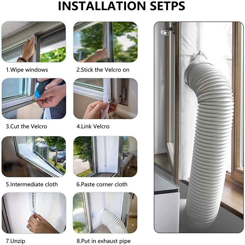 Jual PREORDER Universal Air Lock Window Seal Cloth Plate 3 4 5m Hot ...