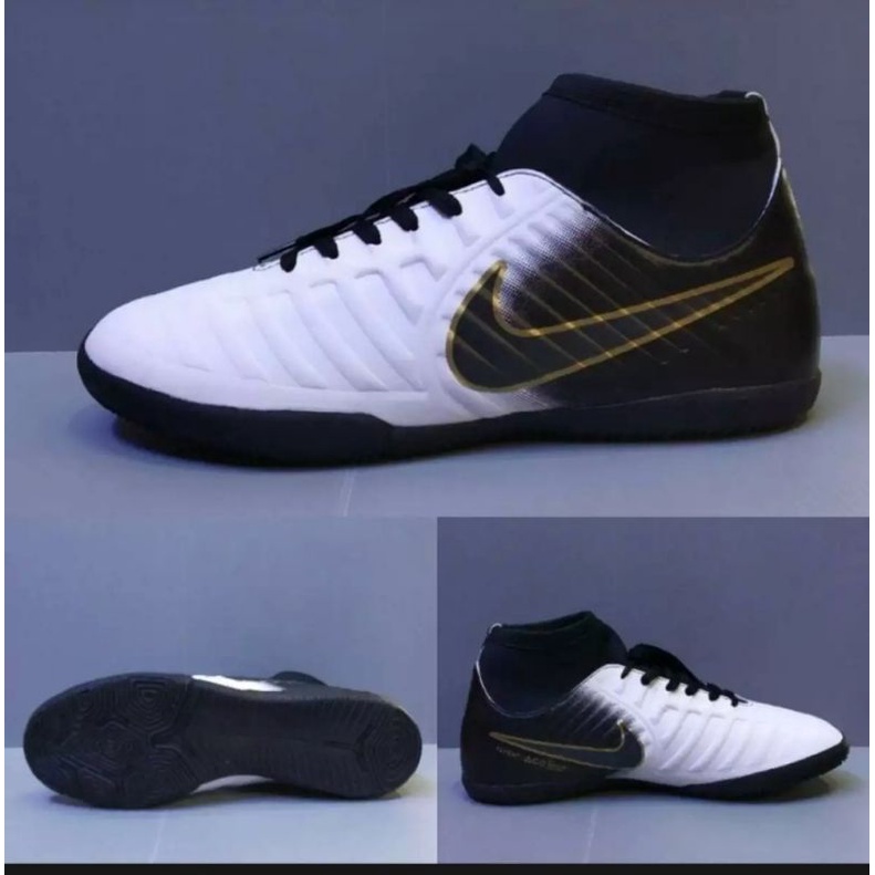 Jual Sepatu Futsal Boots Tiempo Black White Ukuran Anak & Dewasa ...