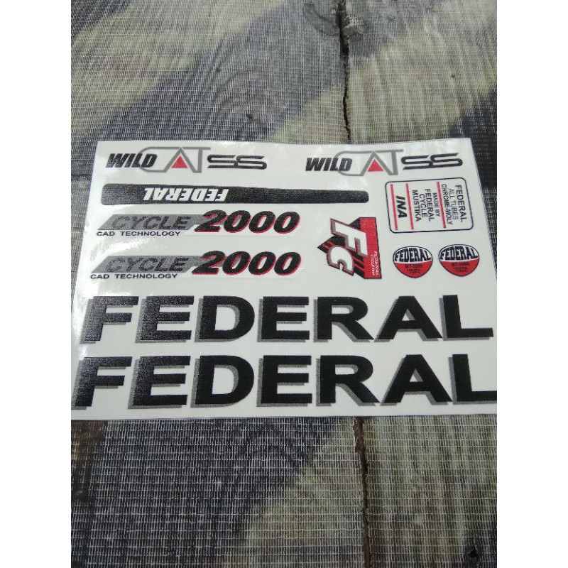 Jual Sticker decal frame sepeda balap road bike jadul vintage federal ...