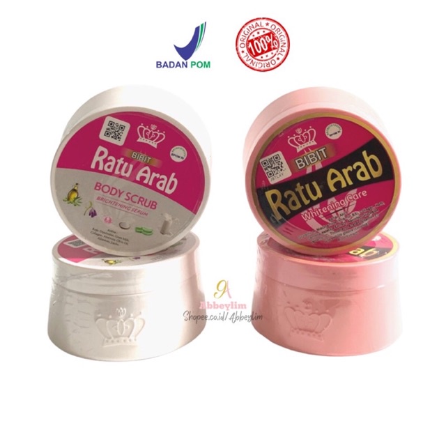 Jual Bibit Ratu Arab Lotion kemasan baru | Lulur Body Scrub Ratu Arab ...