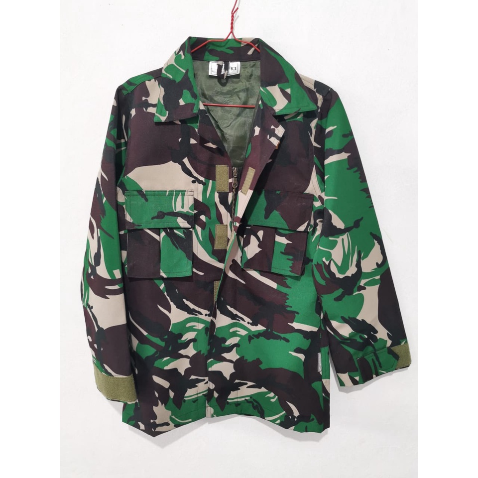 Jual seragam pdl TNI bahan velbed premium tebal original / seragam ...