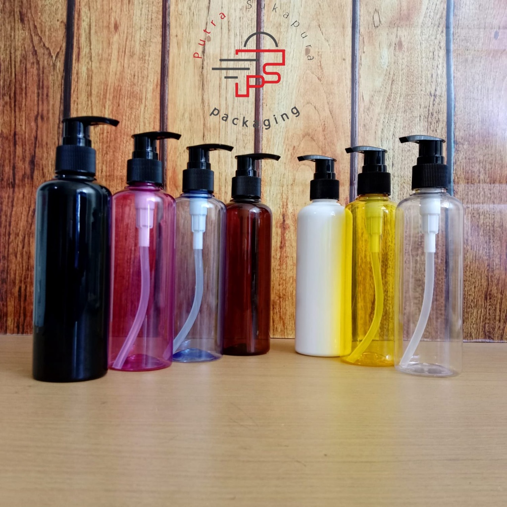 Jual botol pump 250ml / botol sabun, hand sanitizer 250ml - pump hitam | Shopee Indonesia