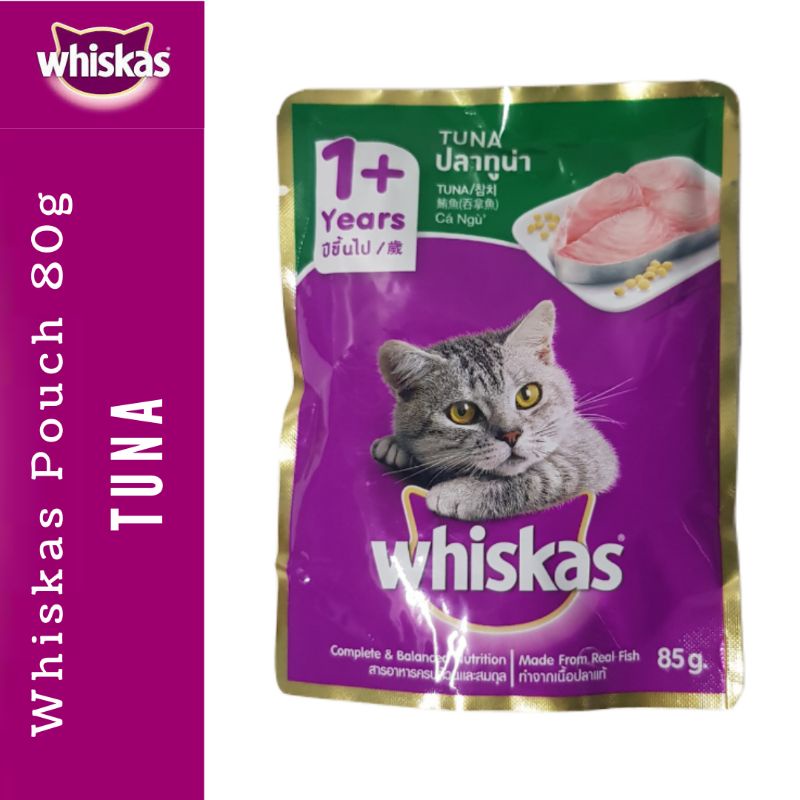 Jual Whiskas Adult Tuna Pouch 80gr - Makanan Kucing Dewasa Sachet ...