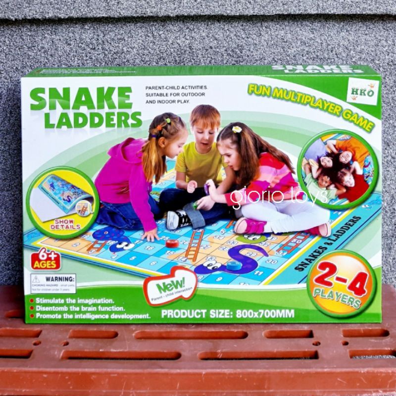 Jual Giant Snake And Ladders Playmat Game Mainan Ular Tangga Matras ...