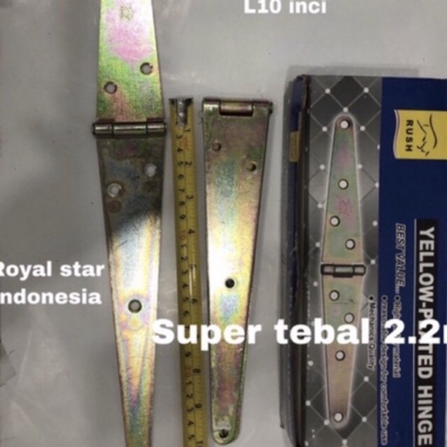 Jual HARGA 1 buah ya / Engsel L10” inci 25cm engsel pintu gerbang ...