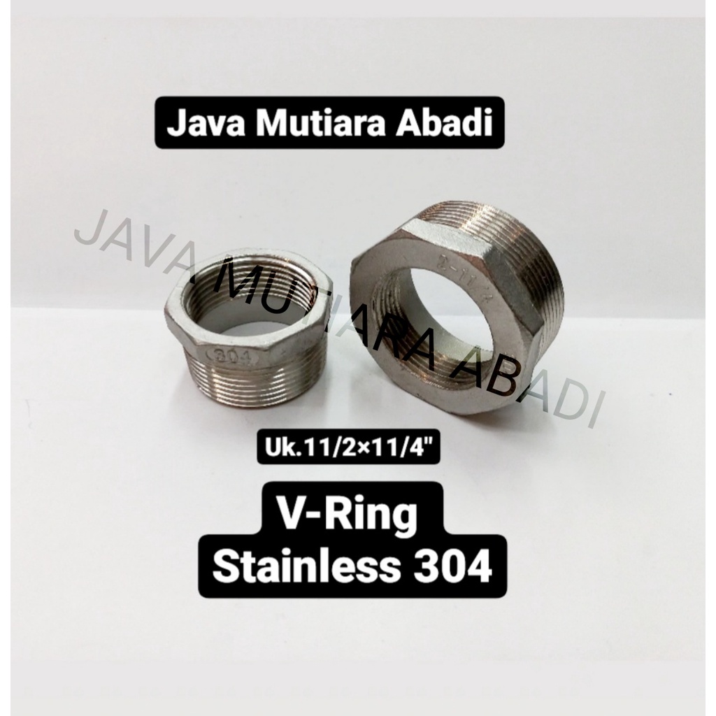 Jual 11/2 x 11/4 Bushing / Vlok Ring Stainless Steel 11/2 x 11/4 ...