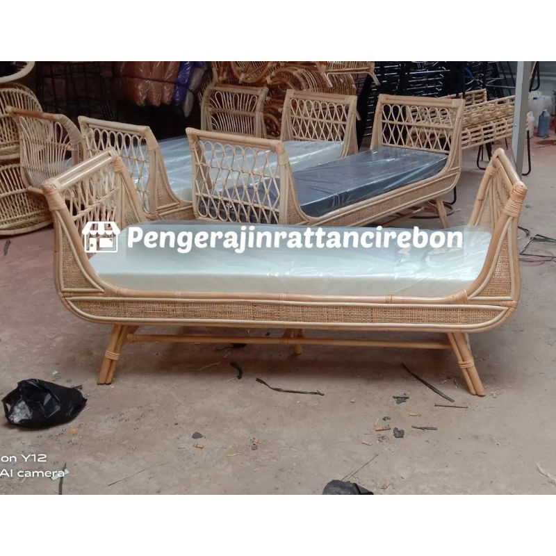 Jual bench rotan alami 3 seater | Shopee Indonesia