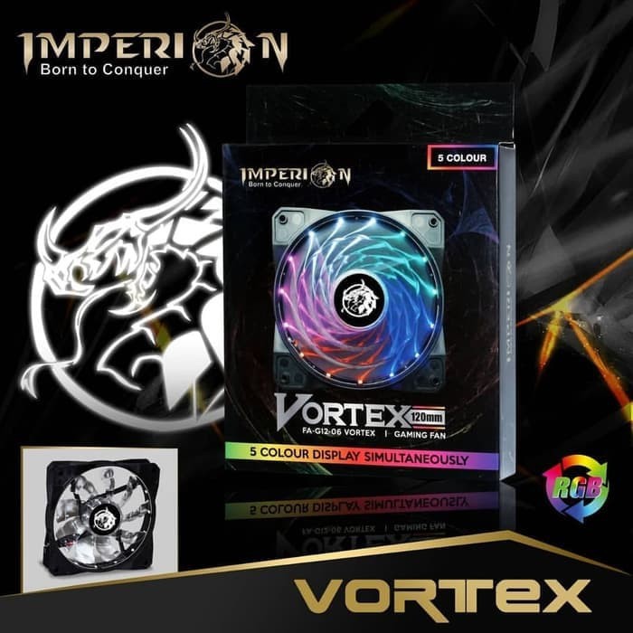 Jual Fan Case Imperion Vortex 120 - Fan CPU Imperion Vortex 120 - Kipas ...