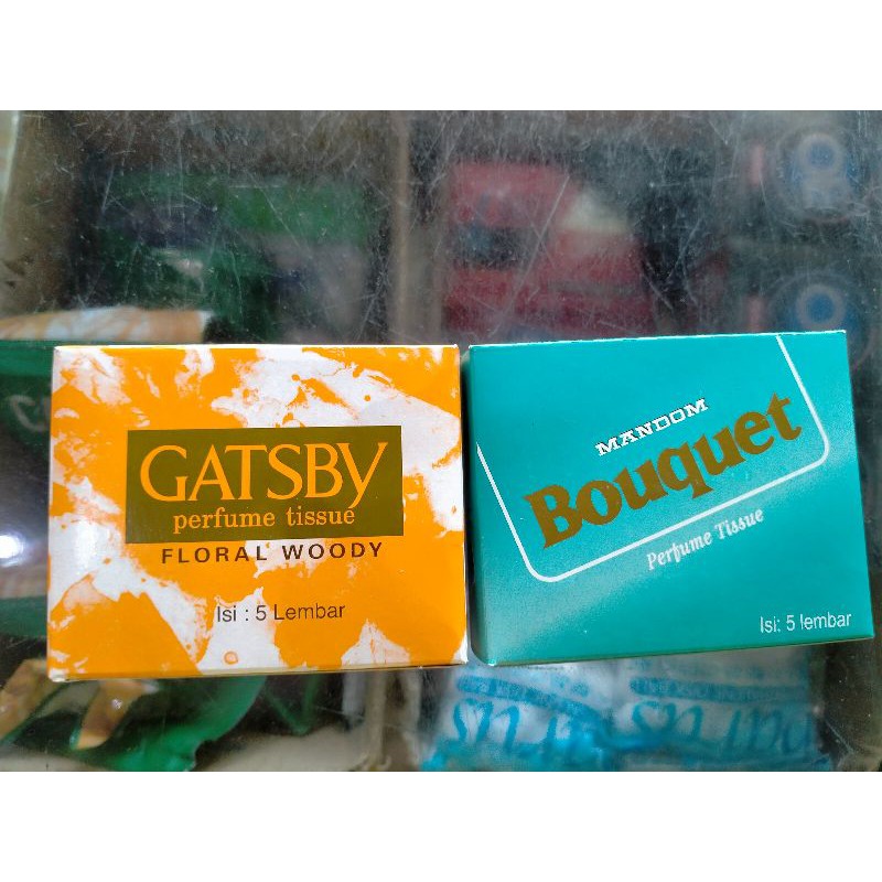 Jual TISSIU basah GATSBY dan mandom,per BOX KECIL... | Shopee Indonesia