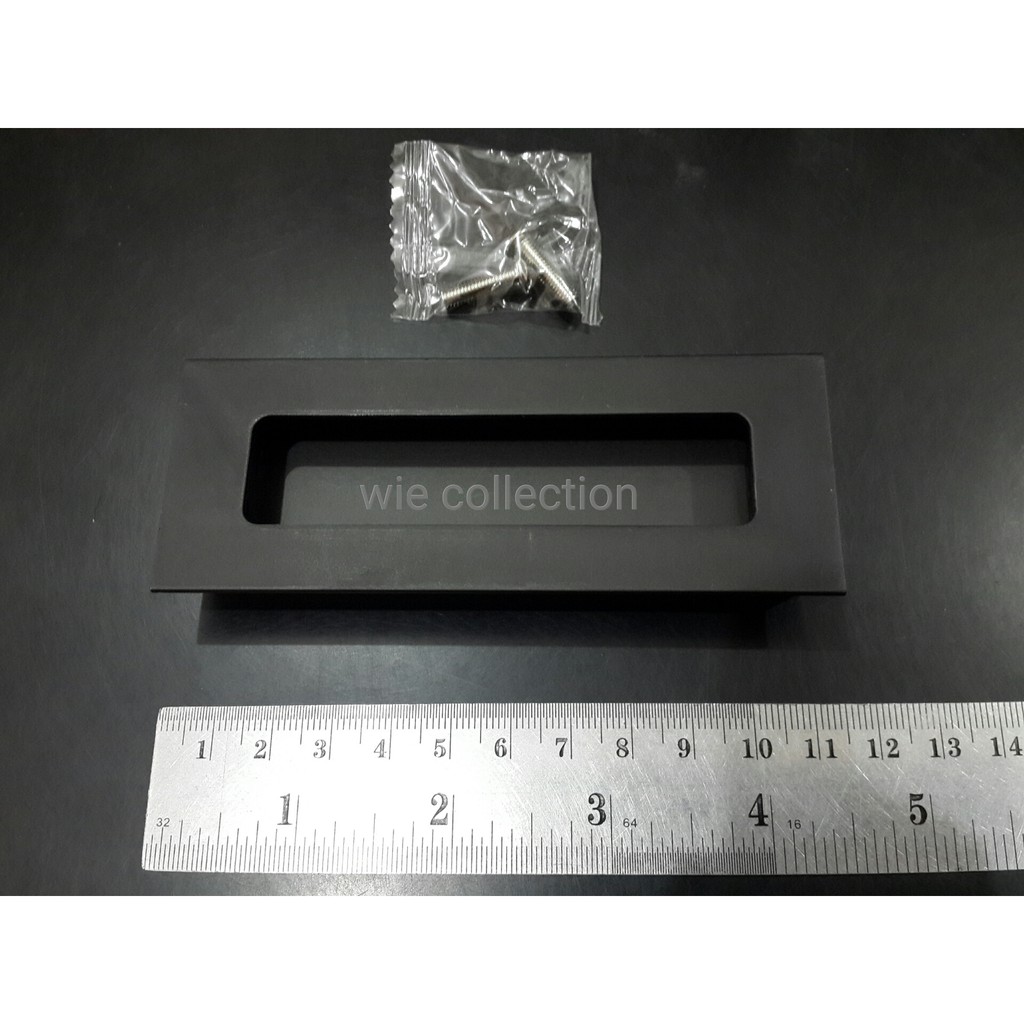 Jual HANDLE TANAM PETAK HIGH QUALITY WARNA HITAM / TARIKAN TANAM LEMARI ...