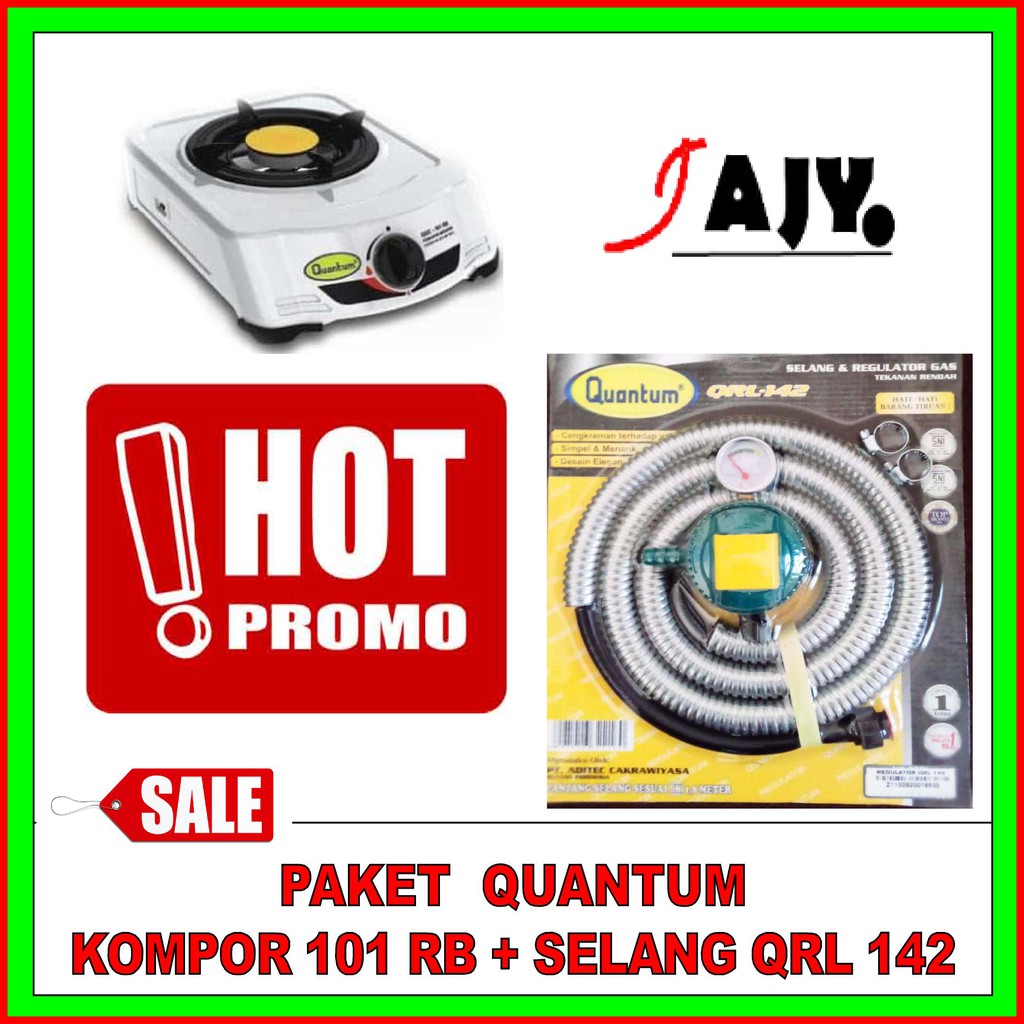 Jual KOMPOR QUANTUM 101 RB + SELANG QUANTUM QRL 142 | Shopee Indonesia