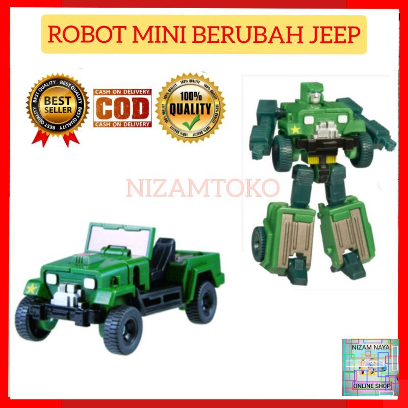 Jual Transformers Mainan Robot Transformasi robot jadi jeep mini Untuk ...
