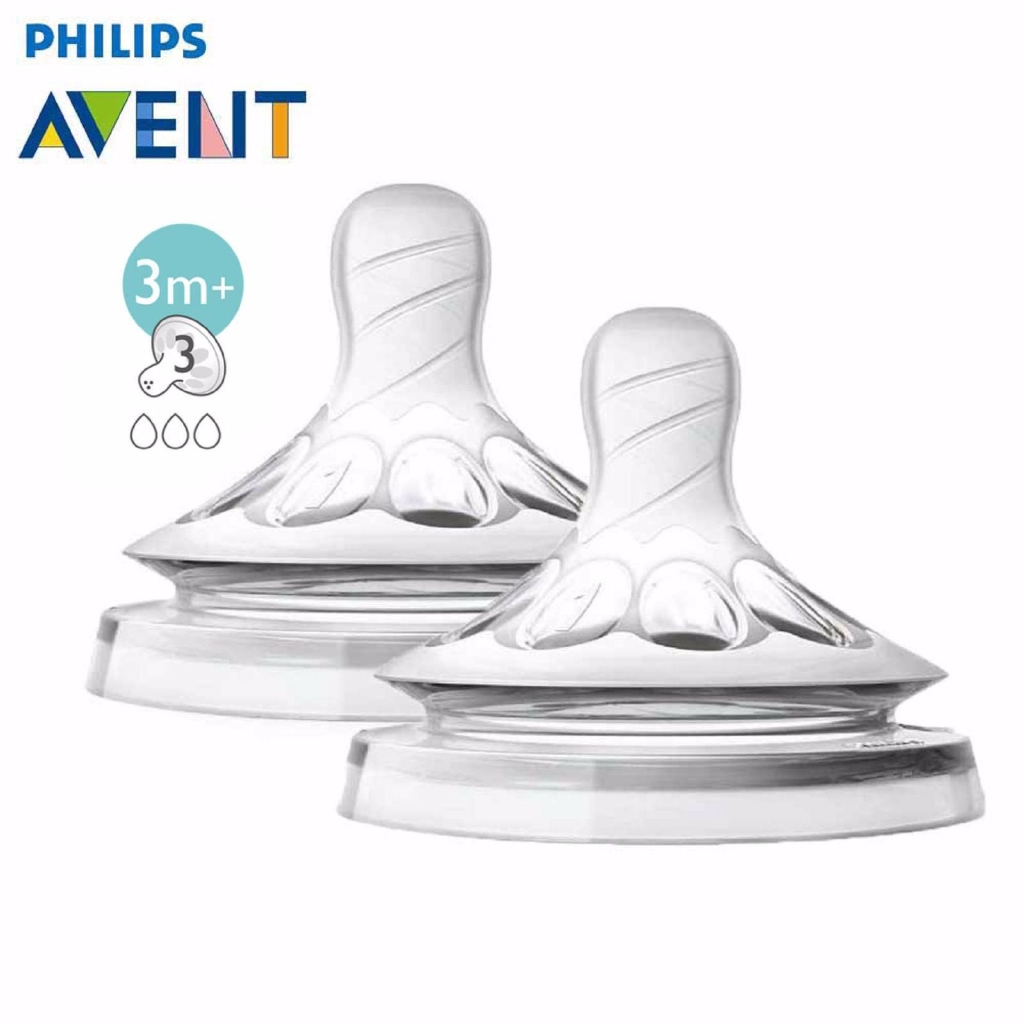Jual Philips Avent Teat Natural 2.0 Medium Flow 3m+ (2 Pcs) | Shopee ...