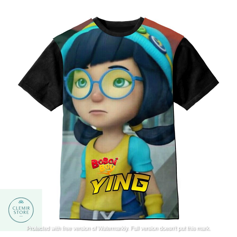 Jual Kaos 3D Anak | Baju Printing - Baju Anime Boboiboy / Boboboy Ying ...
