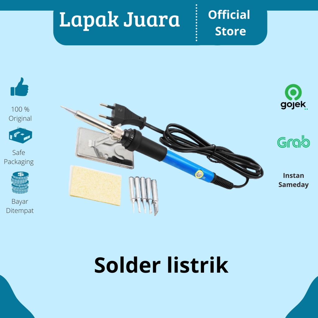 Jual Solder Listrik | Solder Listrik 60 Watt | TAFFWARE Set Solder ...