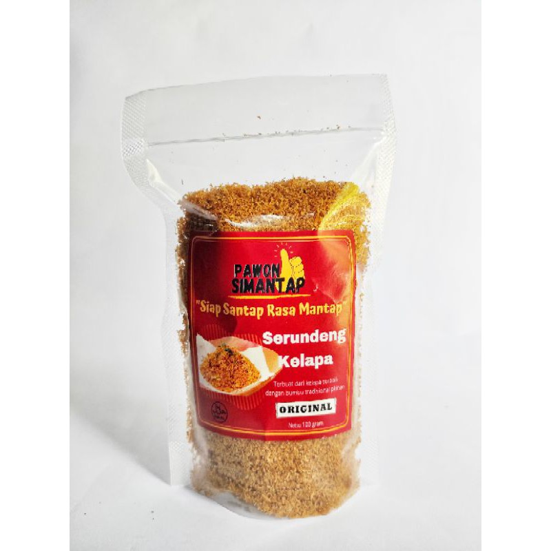 Jual Serundeng Srundeng Kelapa Gurih Manis Original Pawon SiMantap 100 ...