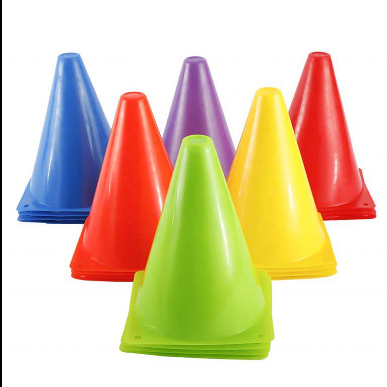 Jual FT - Cone KERUCUT Plastik Alat Latihan Olahraga Sepakbola Futsal ...